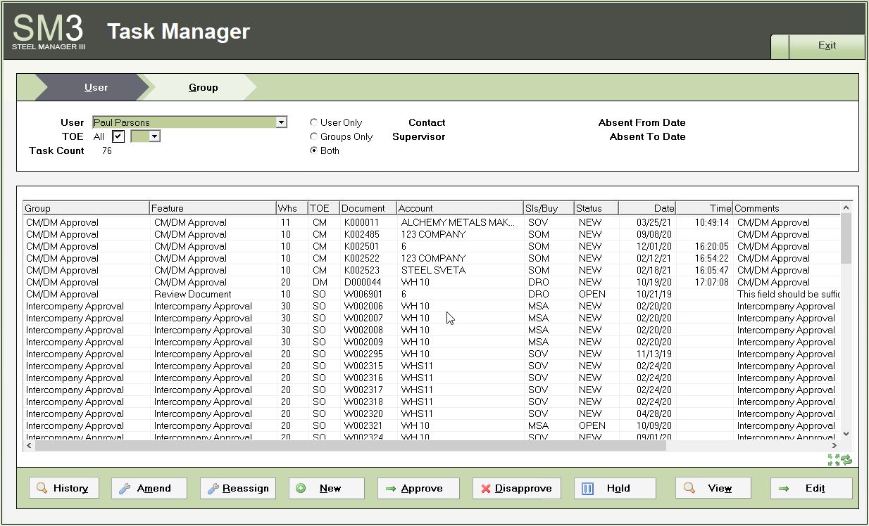 Task Management System - 4GL Solutions
